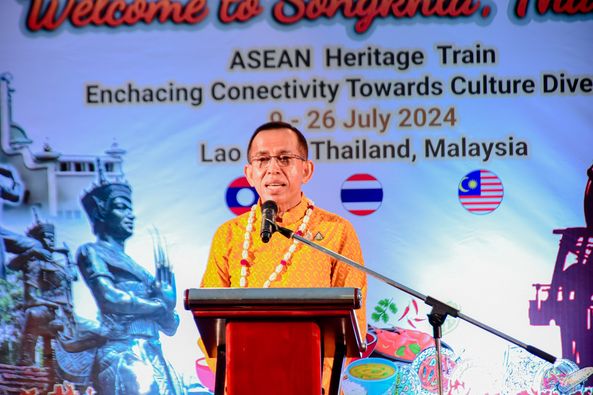 พิธีเปิดโครงการ ASEAN Heritage Train - Enhancing connectivity towards ...